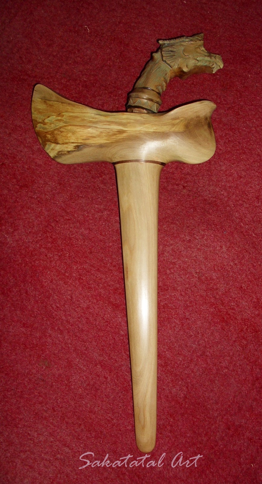 SAKATATAL : KERIS KAYU Dewandaru wood Art
