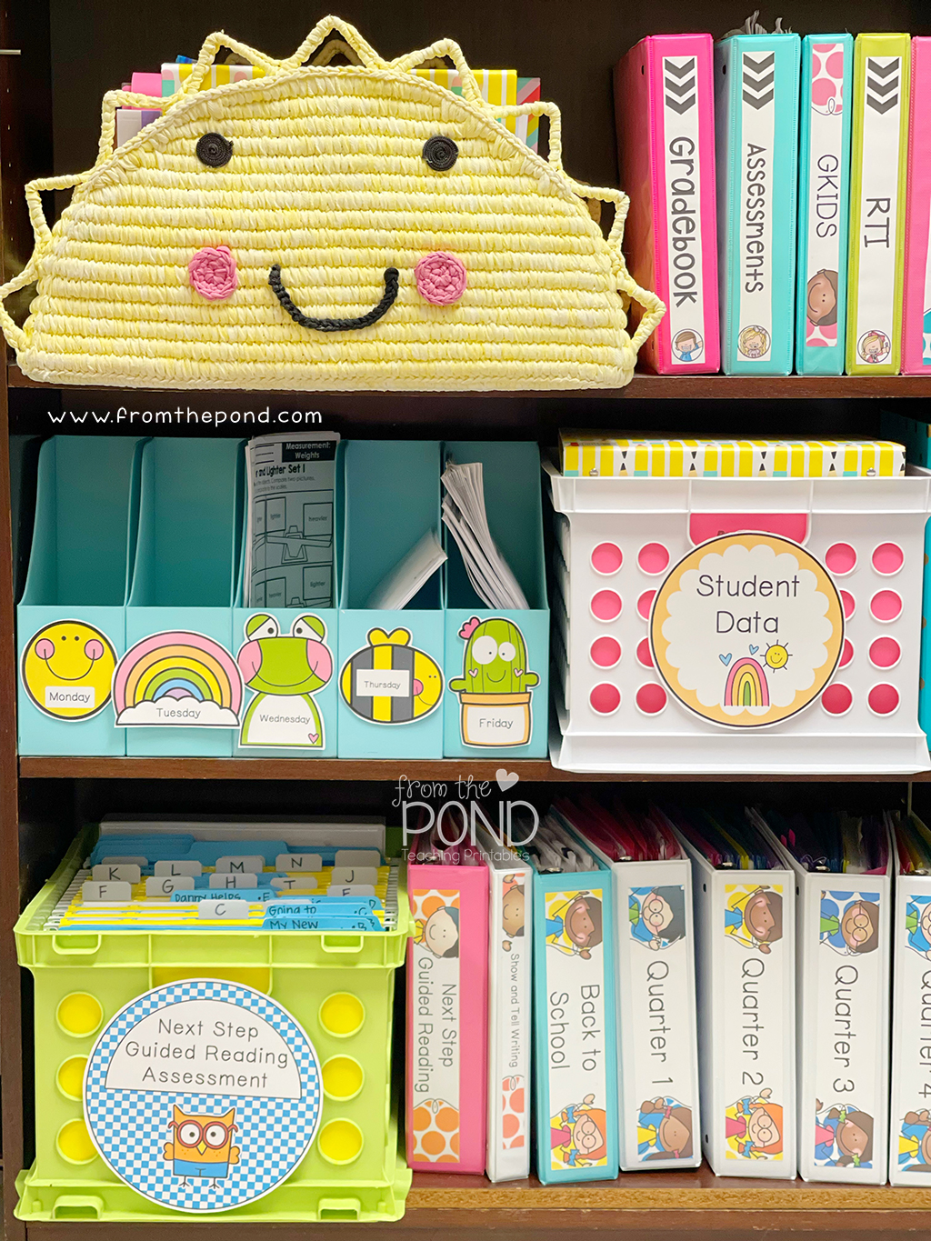 Tropical Pineapple Classroom Door Decorations | From the Pond