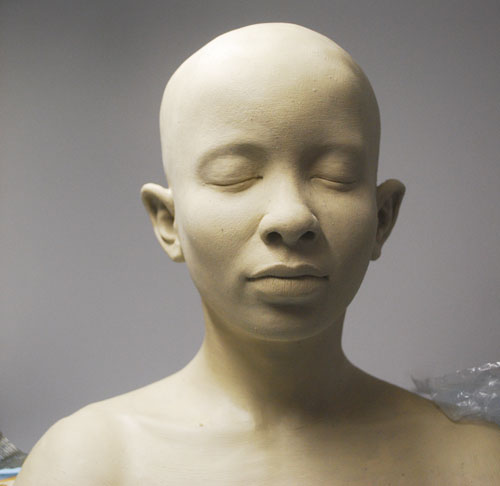 Sculpture Moulds: Skin Texture Hyper Realistic Reconstructed Sculpture#6