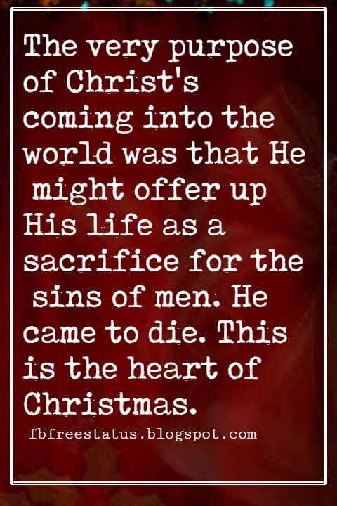 Christmas Religious Quotes and Sayings for Christmas Cards