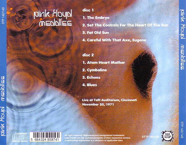T.U.B.E.: Pink Floyd - 1971-11-20 - Cincinnati, OH (AUD/FLAC)