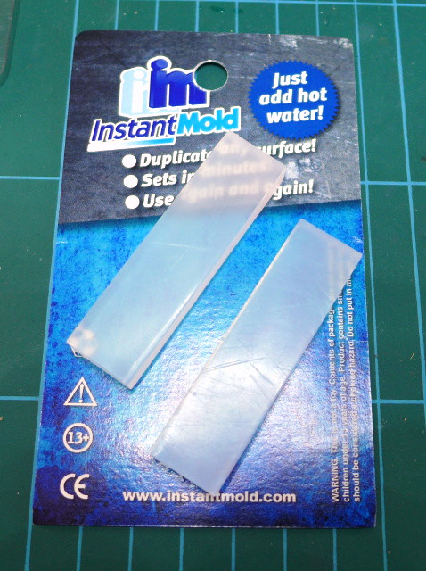 Monty's Caravan: Conversion pieces - Press moulding with 'Instant Mold'