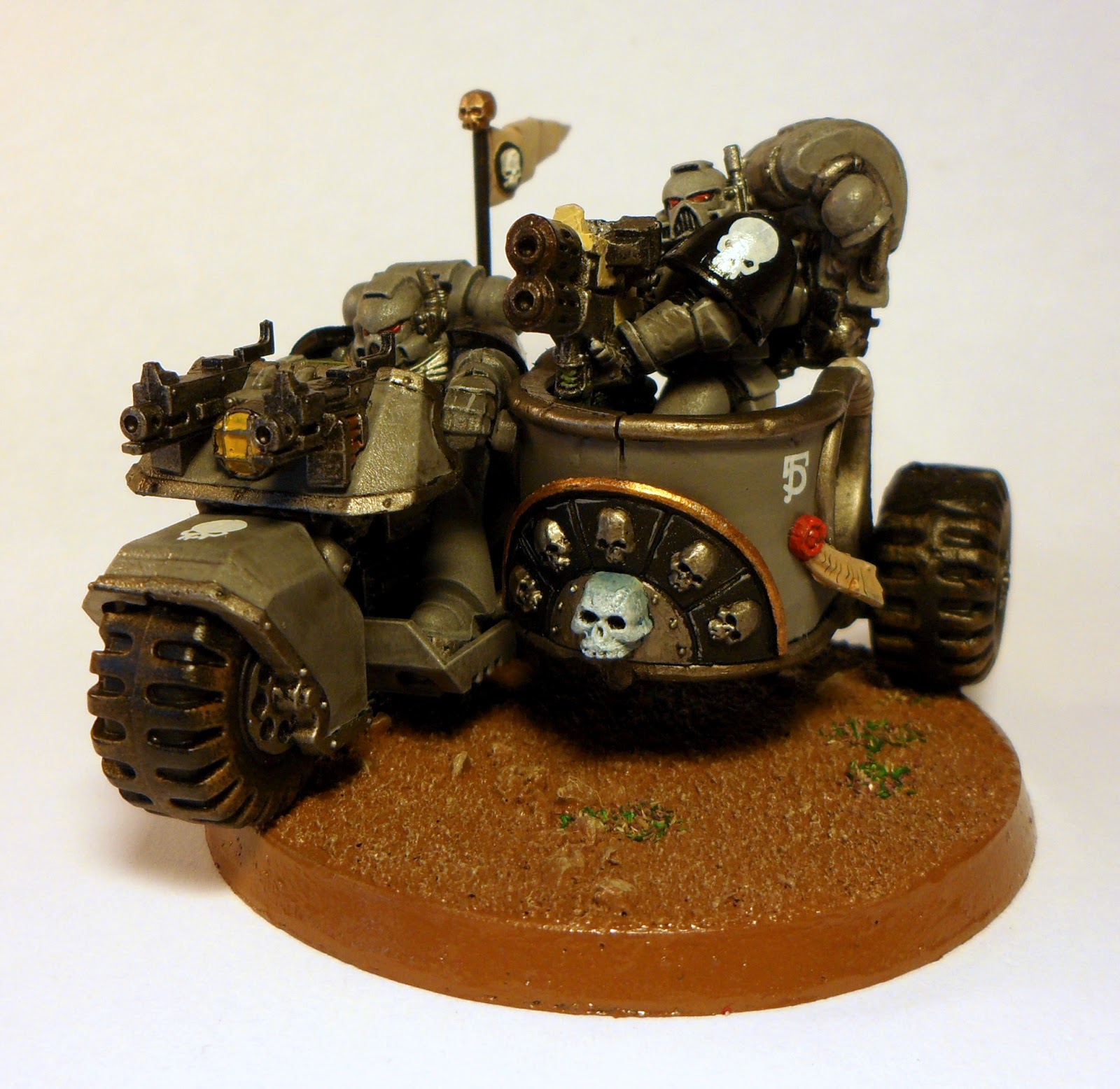WeeMen: Relictors Space Marine Attack Bike Conversion - for BW3