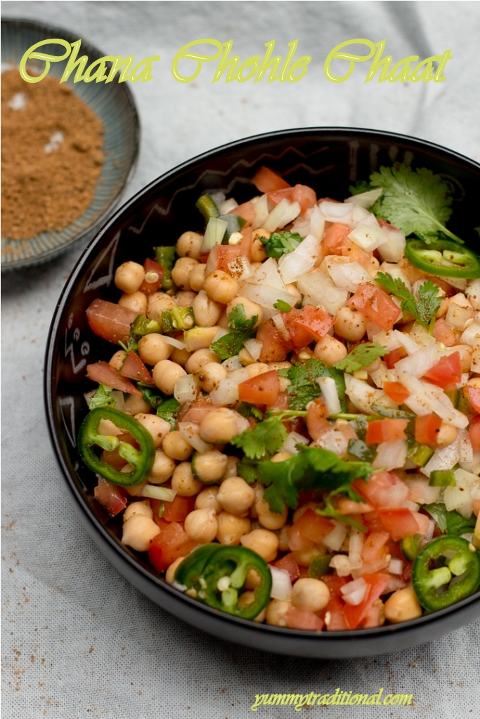 Chana Chaat Recipe - Yummy Traditional