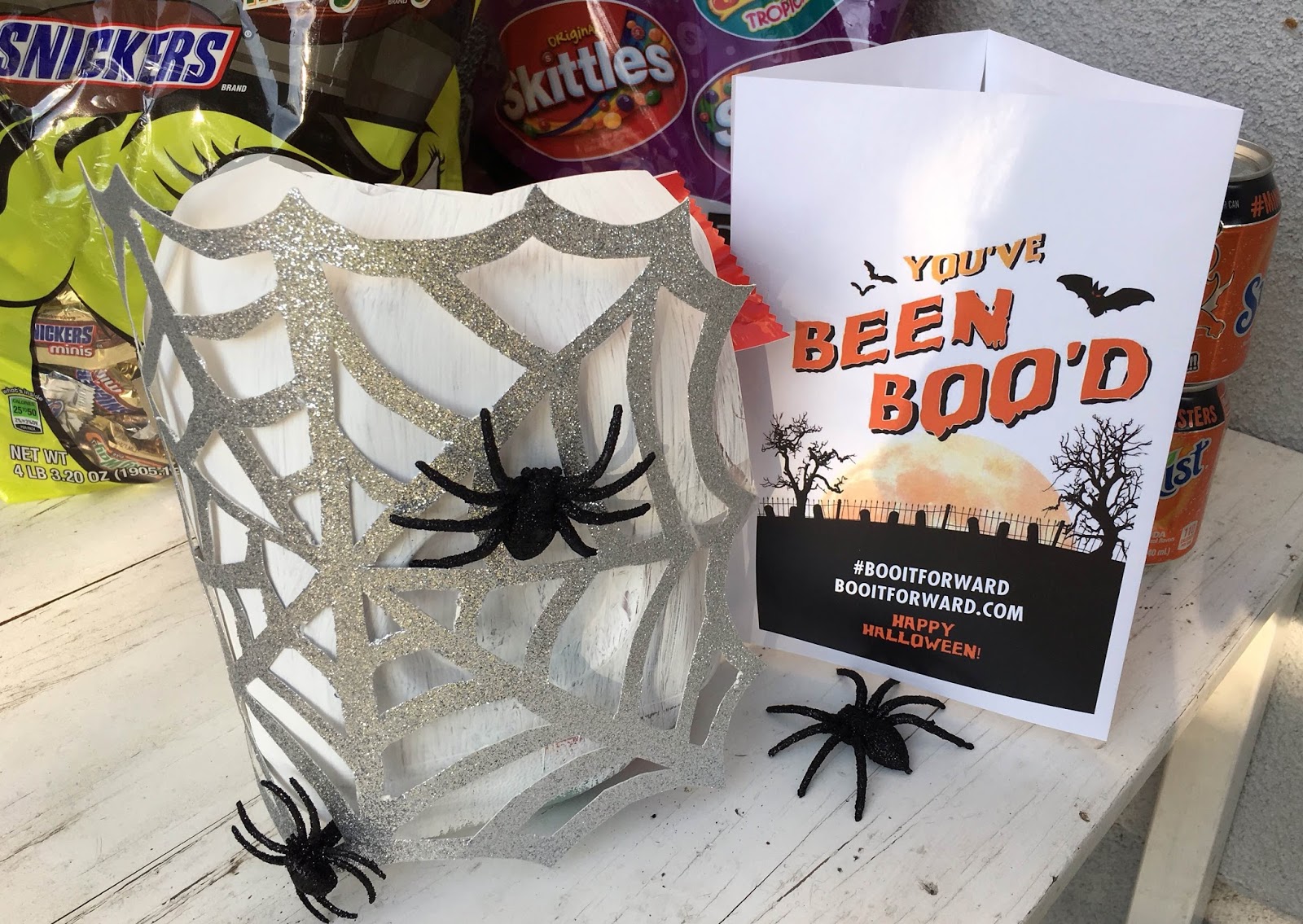 Do Tell, Anabel: How to Make a Spider Web Candy Holder to 'BOO' your ...