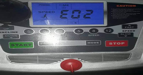APA PENYEBAB TREADMILL MATI, MUNCUL E02(Error 02)