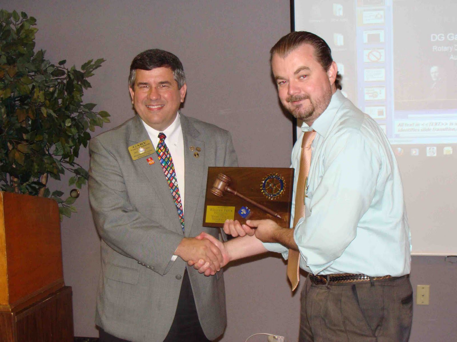 Rotary 7750 -- DG Travels 2011-2012: On to Winnsboro, SC --" the ...