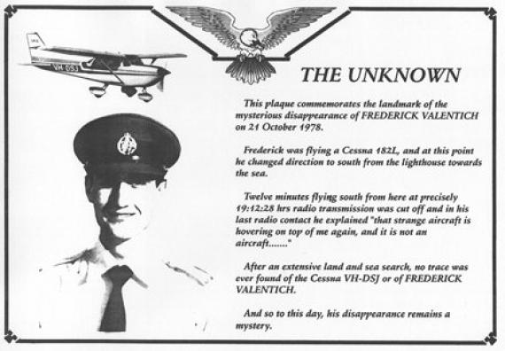 Beside the Yarra: The Disappearance of Frederick Valentich