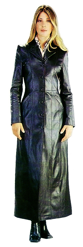 Leather Coat Daydreams: German leather maxi coat