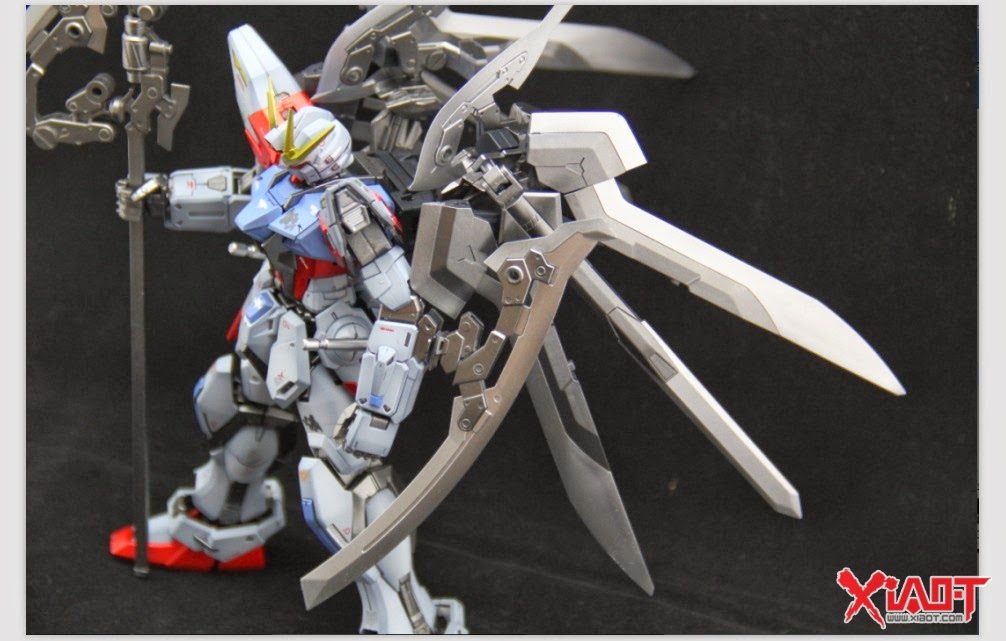 MG 1/100 Build Strike Gundam + Universe Booster + Homemade Backpack ...