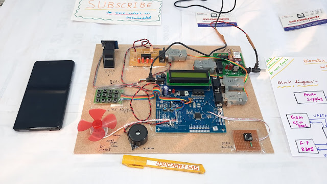 SVSEMBEDDED , 9491535690, 7842358459: Biometric Security System using ...