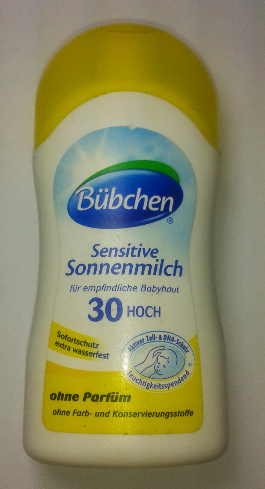Miniaturas de Cosméticos e Amenities: Bübchen sensitive sonnenmilch 30 HOCH - 50 ml