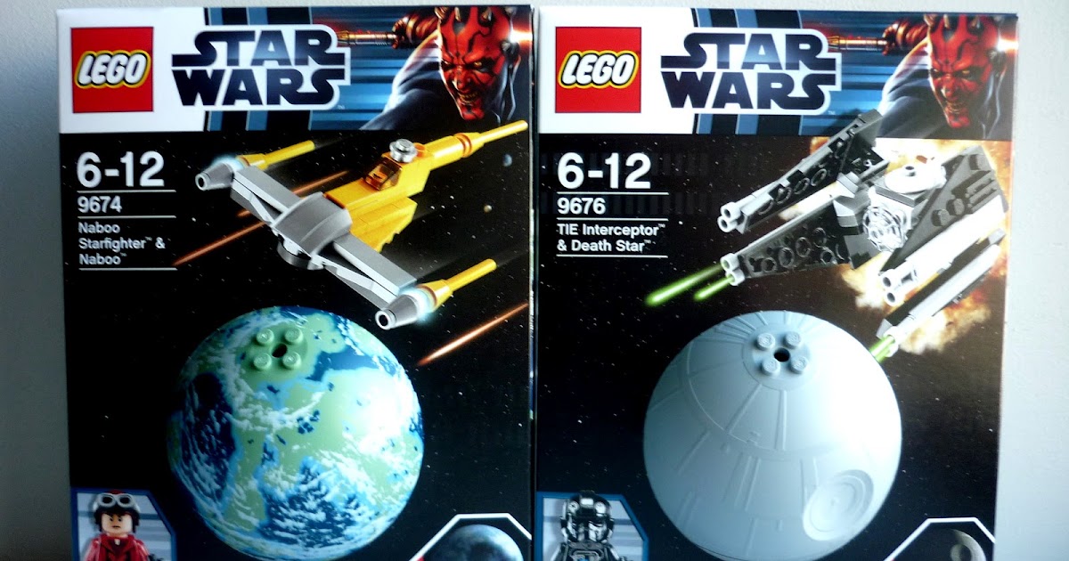 Relics of the Force: Lego 9674 Naboo Starfighter & Naboo and 9676 TIE ...