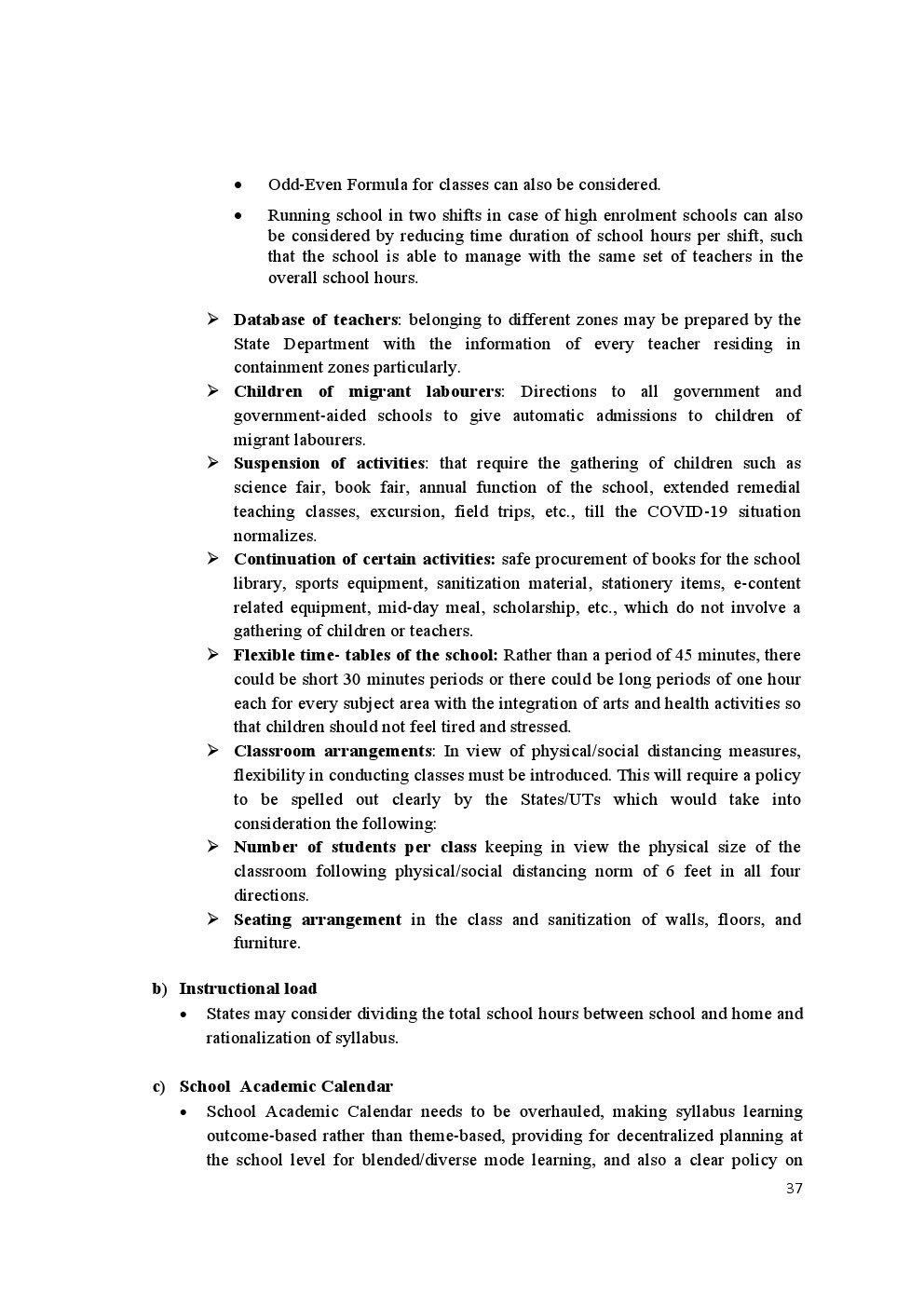 SOP-Guidelines for reopening of schools - Real Info Blog