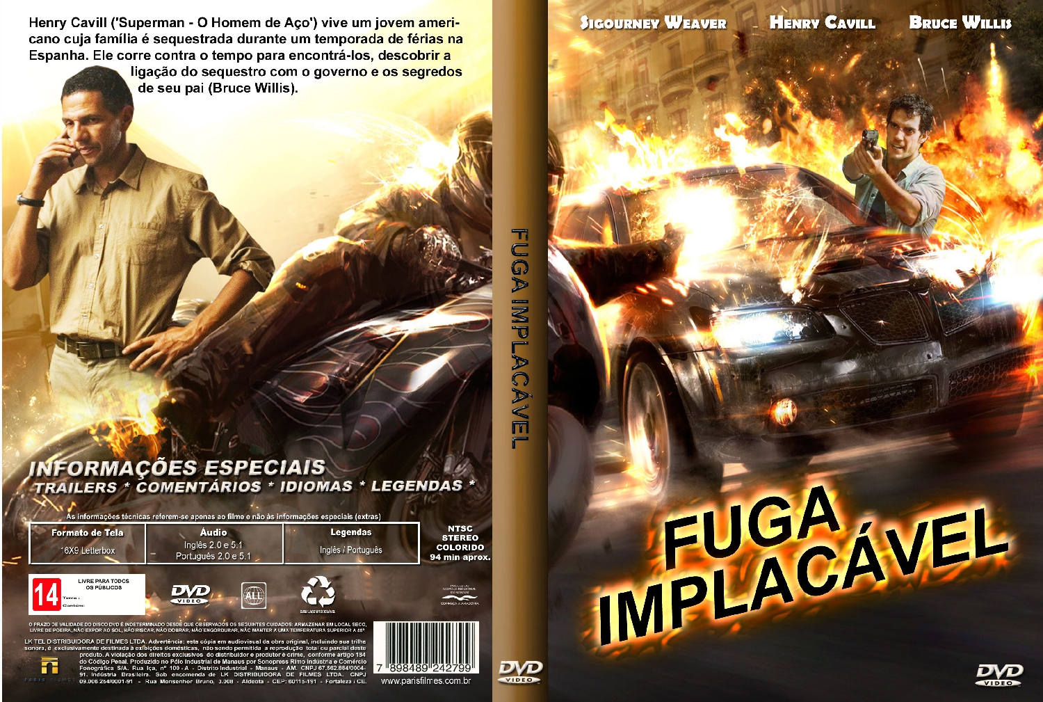 SERGIPE CAPAS: FUGA IMPLACAVEL