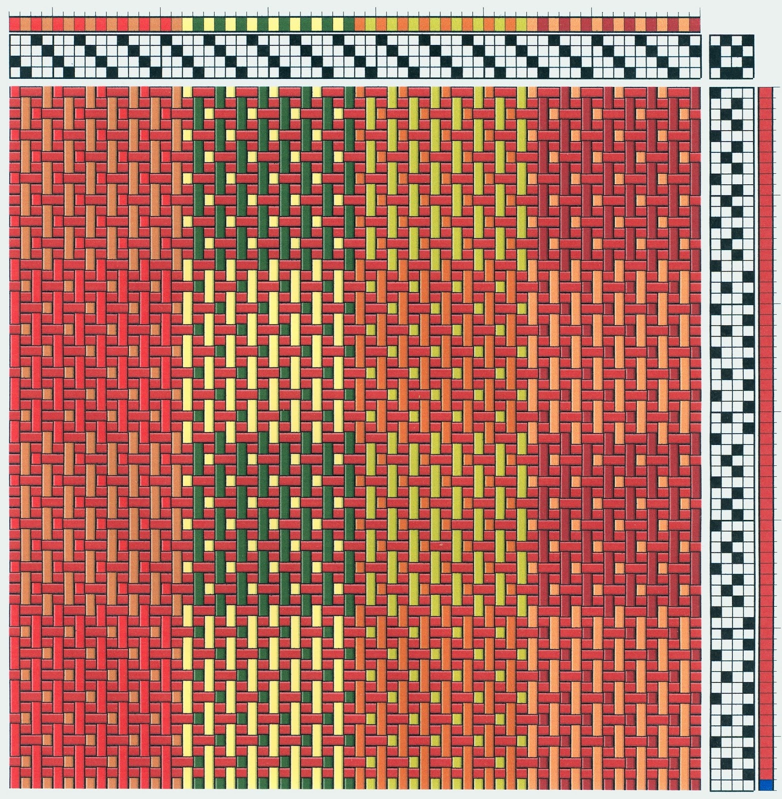 Daisy Hill Weaving Studio: Autumn Leaves Warp for Towels