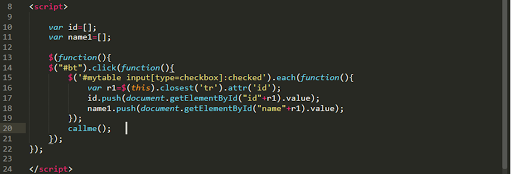 Update Multiple Data In Table Using Javascript And Jquery And Print Them On Same Or Different