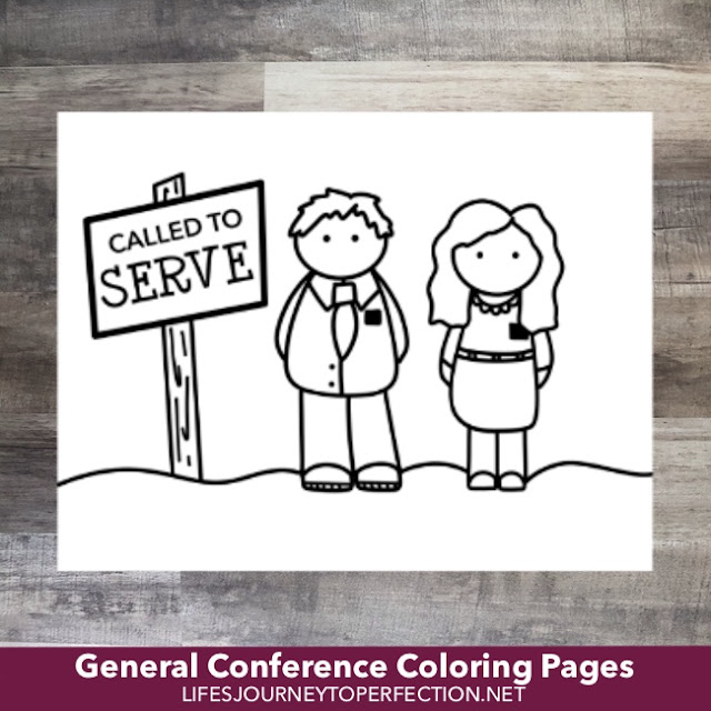Life's Journey To Perfection: Several General Conference Coloring Pages ...