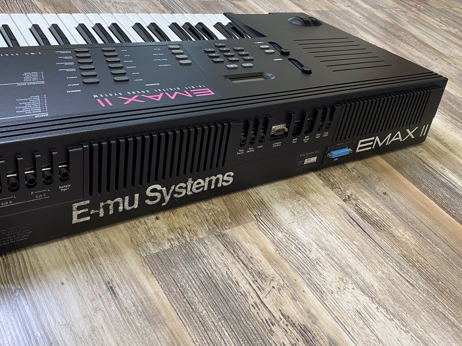 MATRIXSYNTH: E-mu Emax II Sampler/Synth SN 090002678