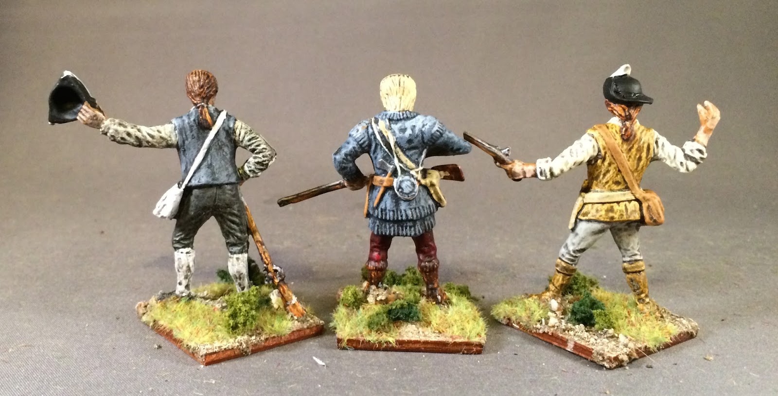 Bob's Miniature Wargaming Blog: 54mm AWI militia