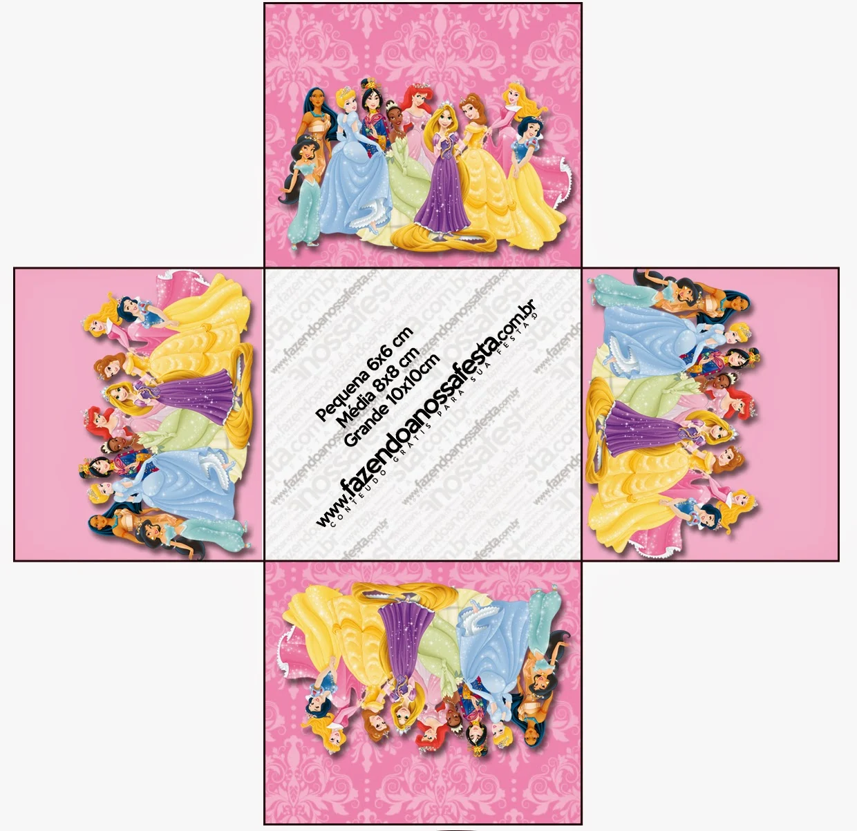 Disney Princess Party: Free Printable Boxes. - Oh My Fiesta! in english