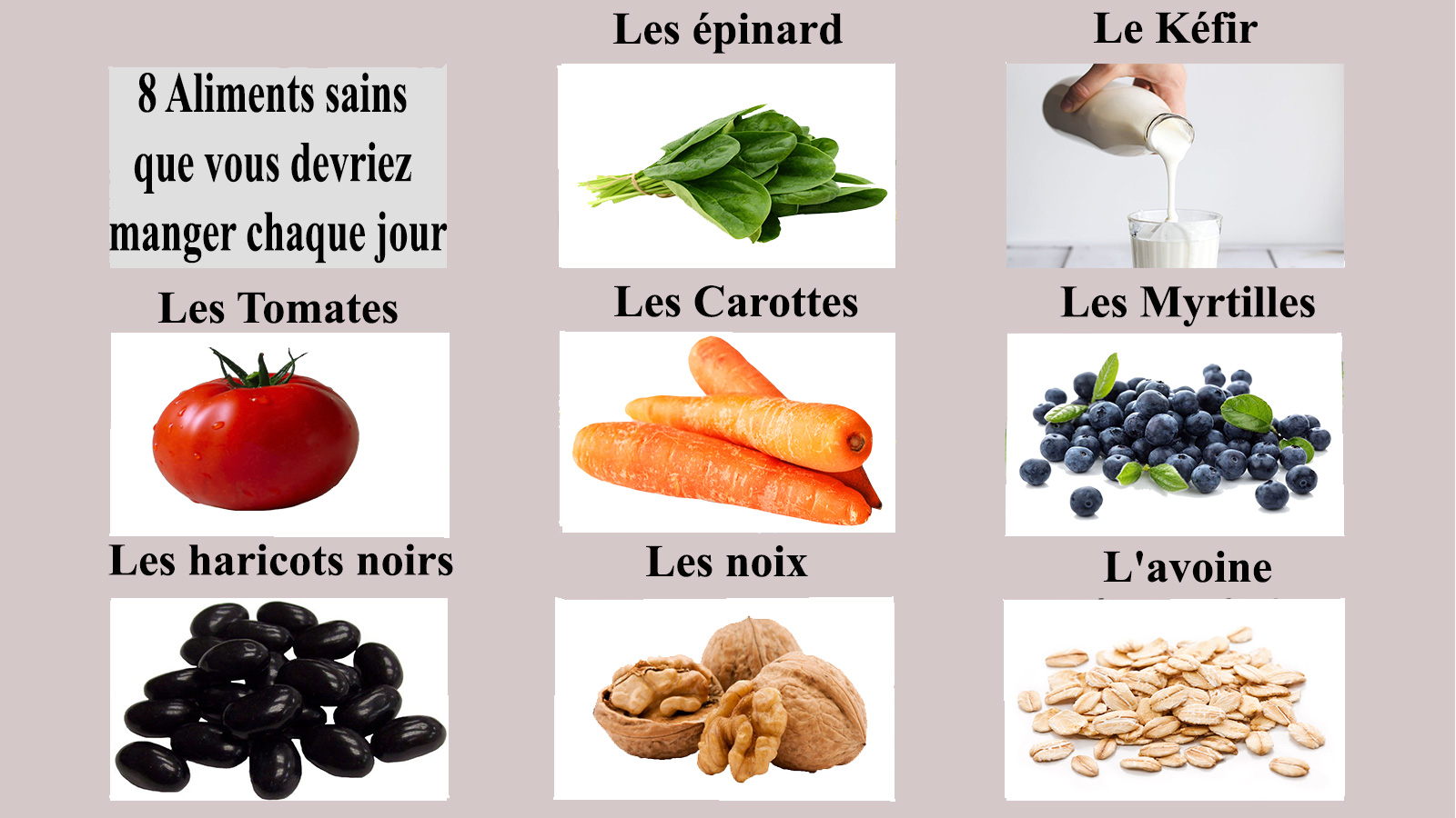 Sports et Santé: 8 Aliments sains que vous devriez manger chaque jour