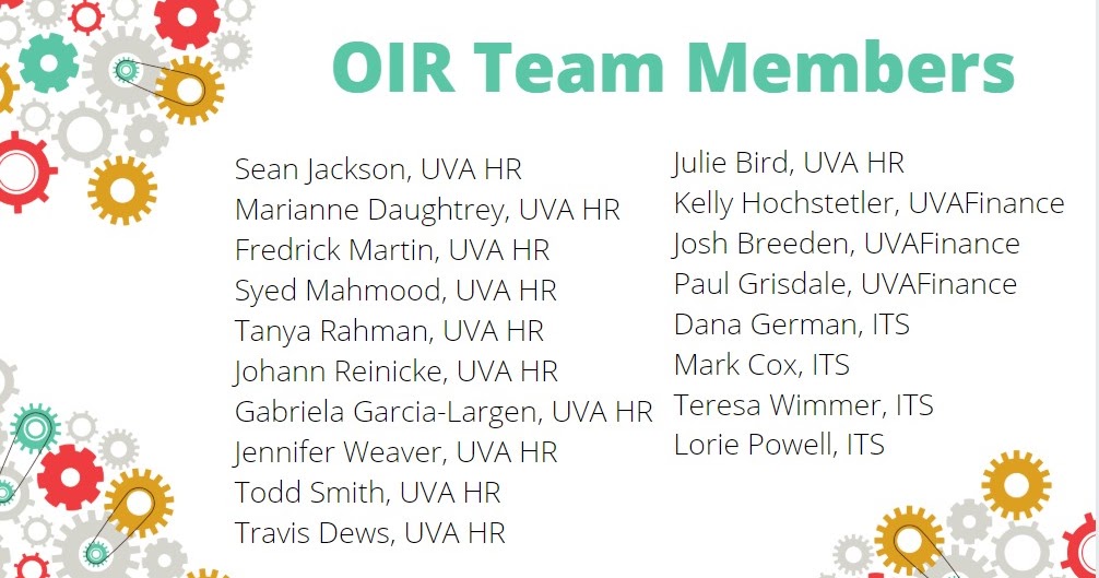 UVA Finance: Operations Issue Resolution Team Tackles the Tough Problems