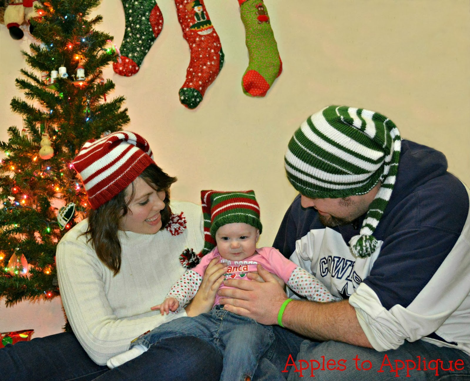 Apples to Applique: Knitted Stocking Cap Pattern