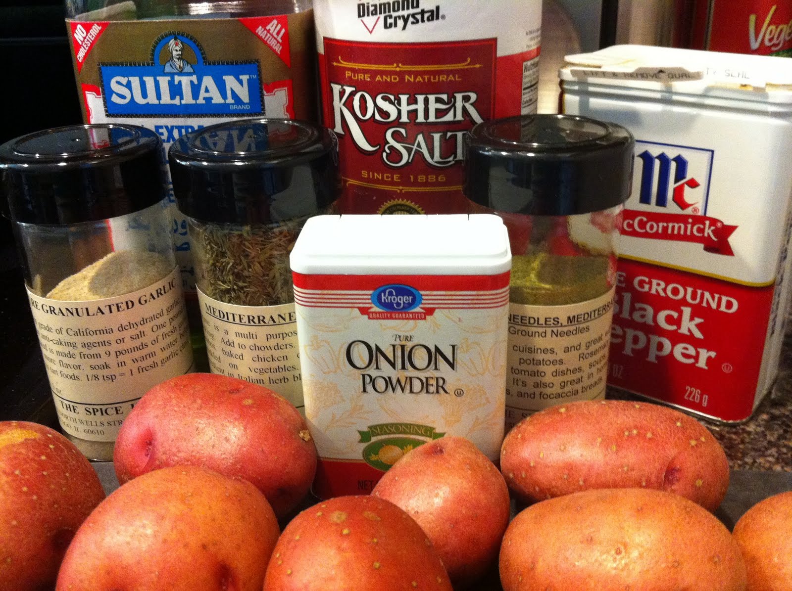 Kitchen and Craft Adventures: Spice Cabinet Roasted Red Potatoes