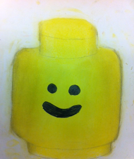 artisan des arts: Legoman contour shading - grade 4/5