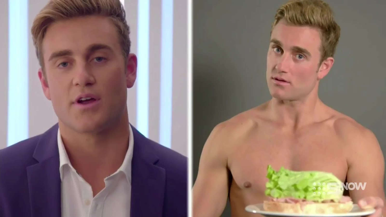 ausCAPS: Josh Moss shirtless in Love Island Australia 1-01 "Episode 1"