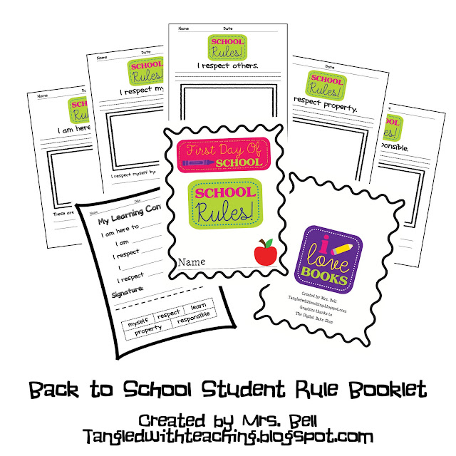 Tangled with Teaching: Back to School FREEBIE!