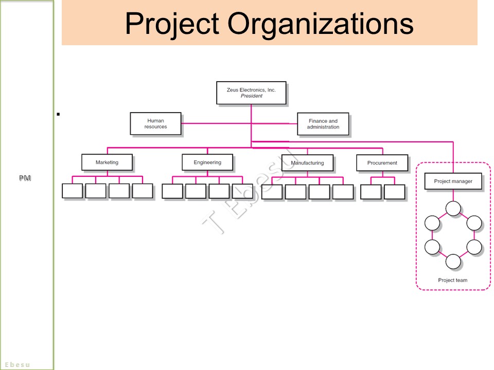 Unit I, Establishing Project Organisation