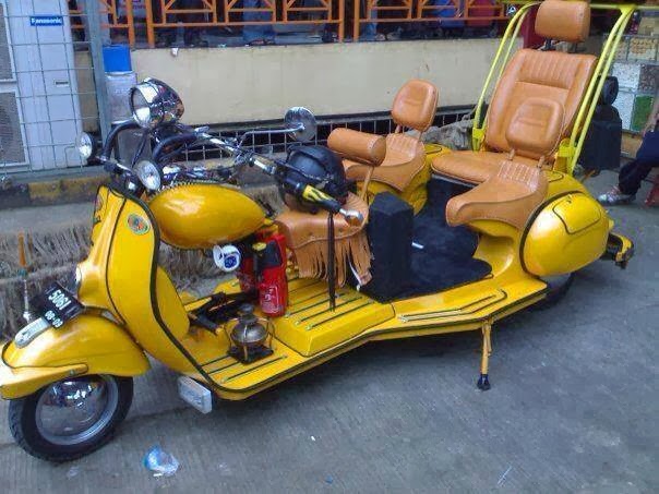 Vespa Vs Gold Wing - Vespa For Life