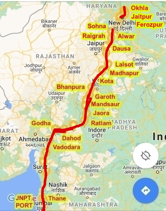 Express Way Highway Road & the Railway Network
