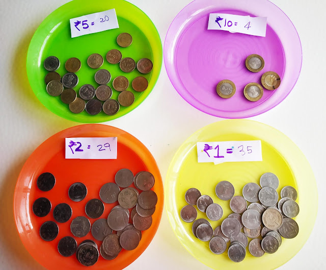 Crayons and Craft: Treasure Hunt (Counting Coins)