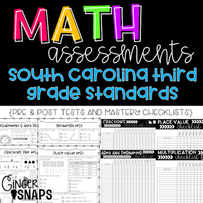 Ginger Snaps: 3rd Grade Math Assessments