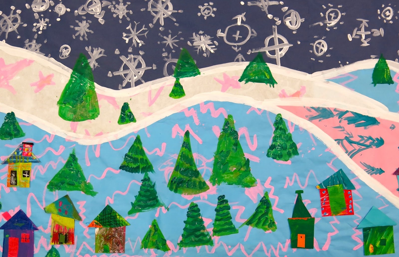 Cassie Stephens: In the Art Room: A Winter Mural Collaborative