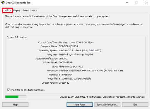 ADEDAN COMPUTER TECHNOLOGY: DirectX Diagnostic Tool (DxDiag): What You Need To Know