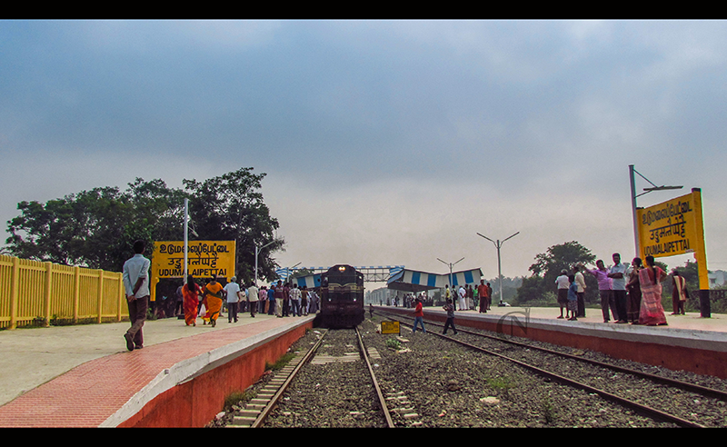 Train Memories: First Day First Show : Palani - Pollachi Broad Gauge