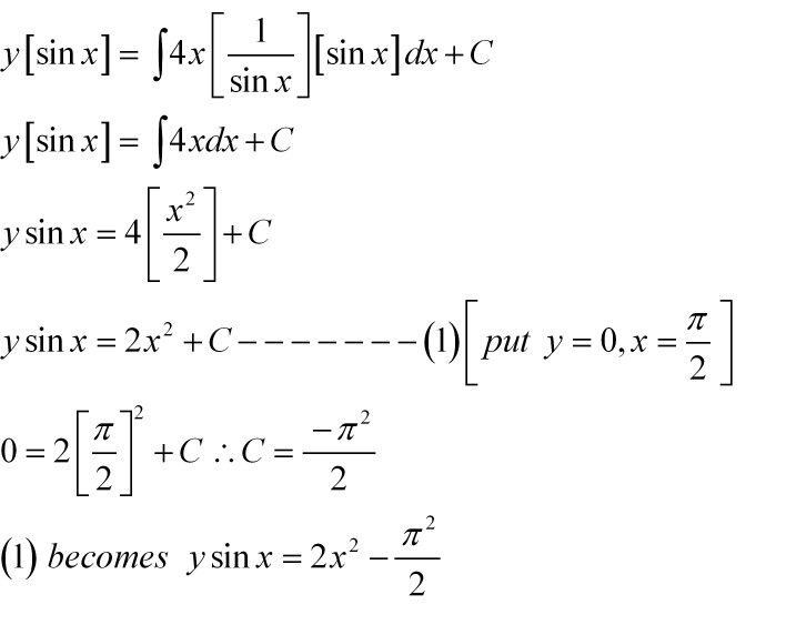 mixture: linear differential equation