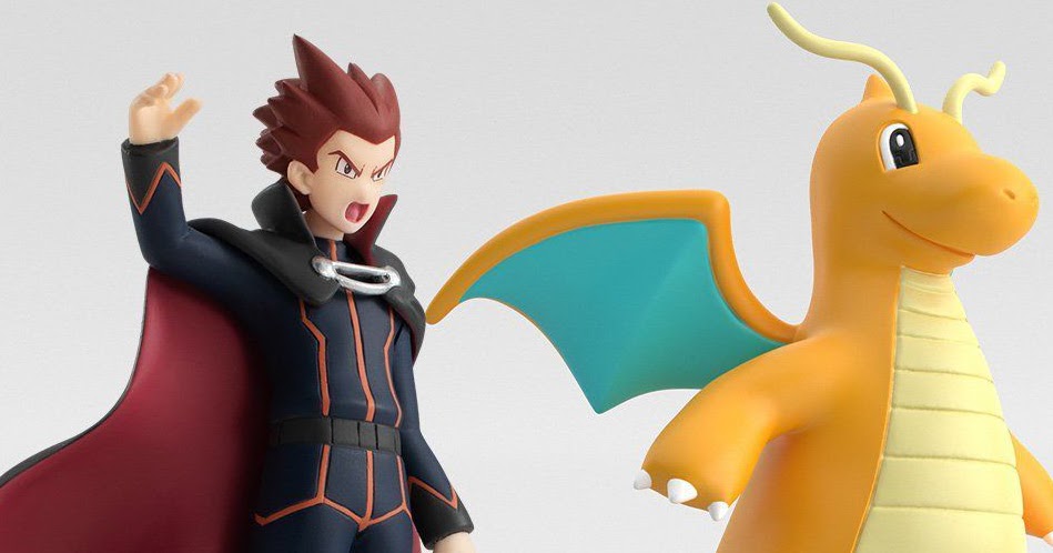 Pokémon - Lance y Dragonite Pokemon Scale World Kanto Region 1/20 (Bandai)