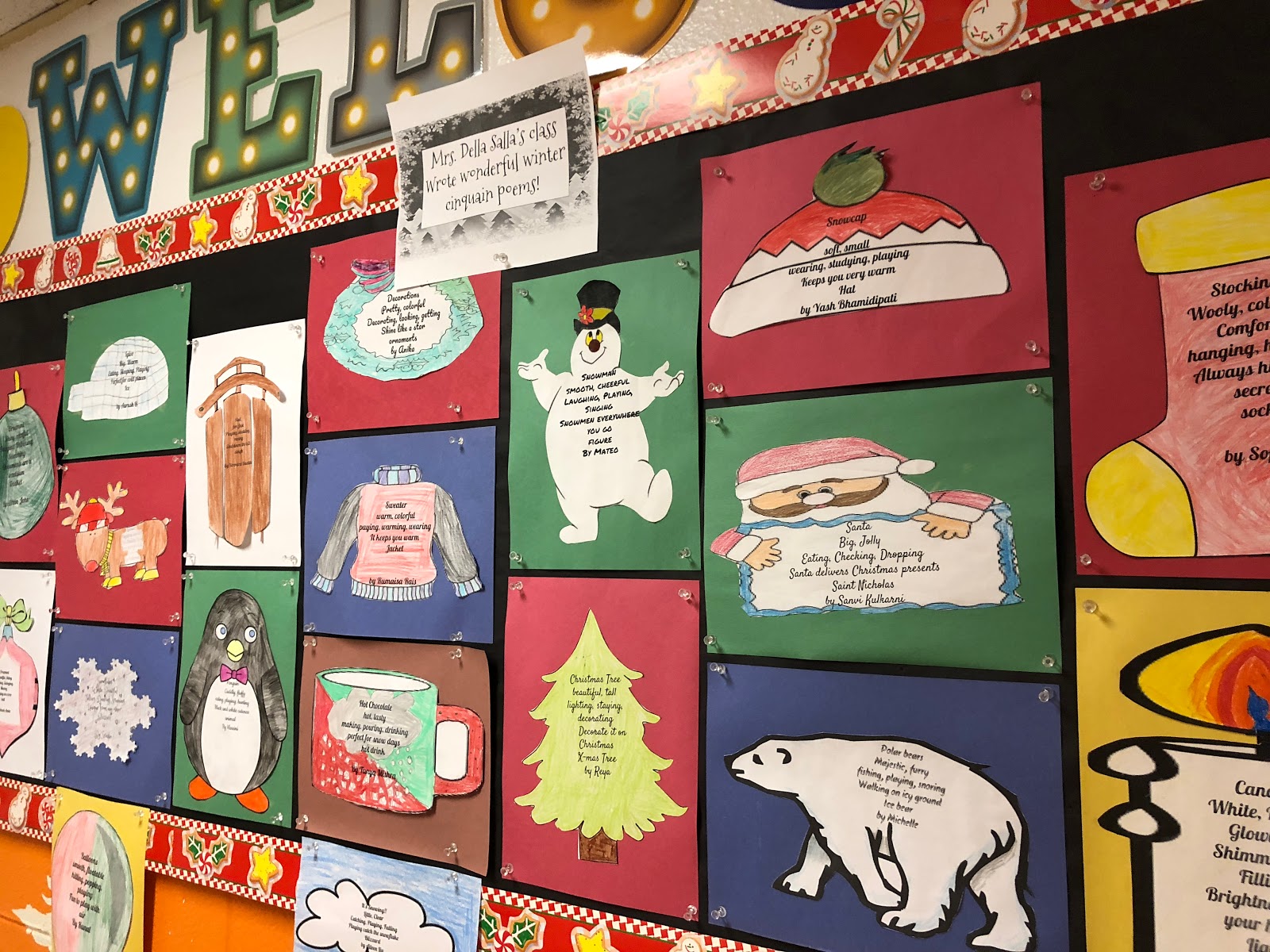 Miss B., Busy Bee: Winter Cinquain Poems