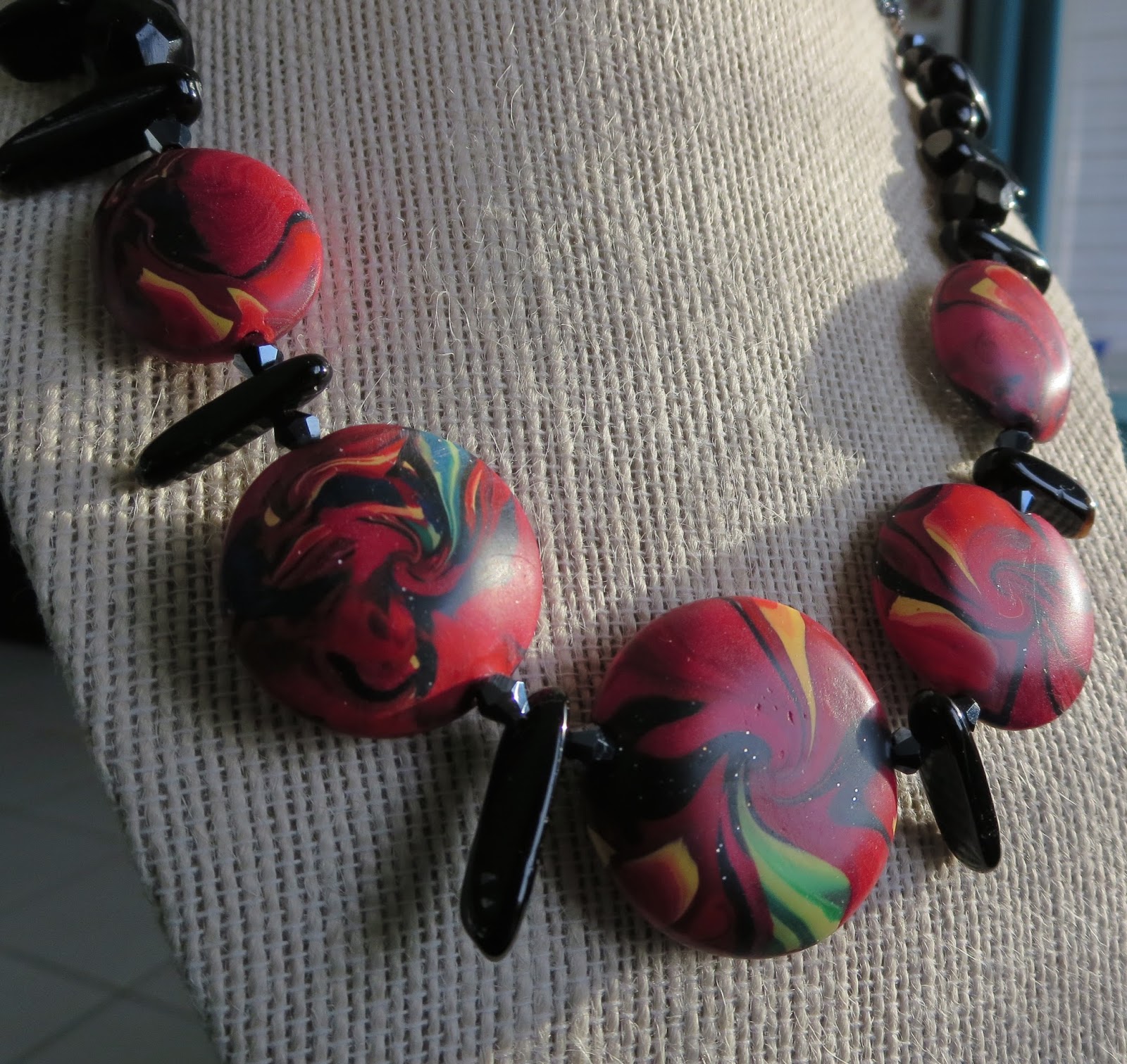 A Bergie Creation: NEW TODAY!! OKEEFE - Oriental Poppy Polymer Clay and ...