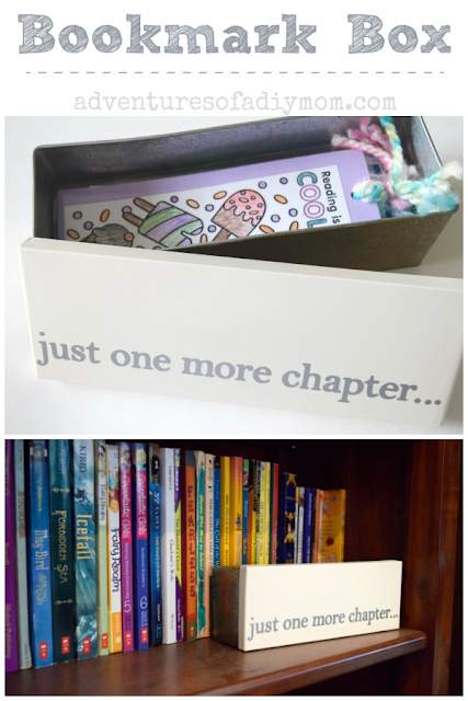 Bookmark Box - Adventures of a DIY Mom