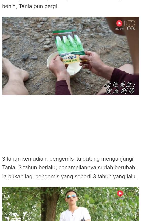 Ia Memberi Pengemis "Sebungkus Benih"! 3 Tahun Kemudian, Pengemis Itu ...