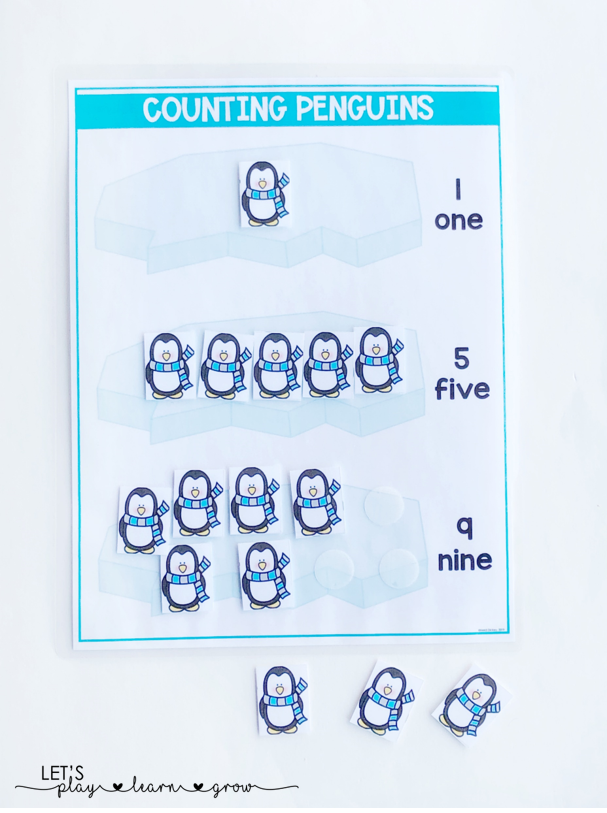 Winter Themed Busy Binder Activities | Lets Play.Learn.Grow