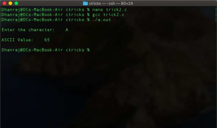 How To Convert Integer Into ASCII Value Using C Program