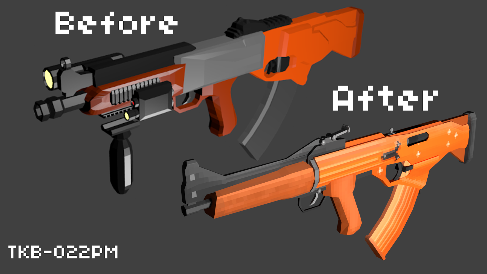 Crimson Prime Development Log: TKB-022 The first weapon ever in CP has ...