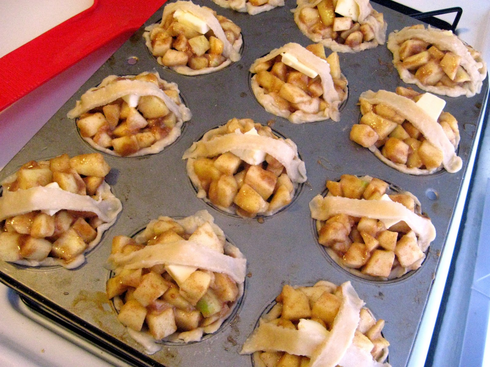 The Cooking Actress: Mini Apple Pies-Take 2: Holiday Recipe Exchange ...